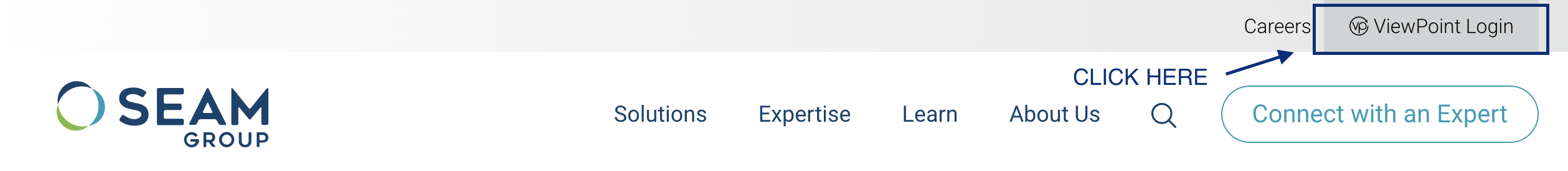 How to create/reset password – SEAM Group